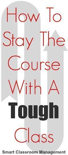 How To Stay The Course With A Tough Class Artofit