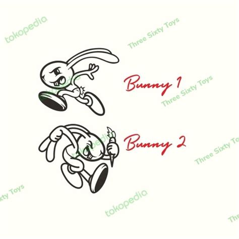 Jual Cutting Sticker Stiker Blink 182 Bunny Running Vinyl Oracal