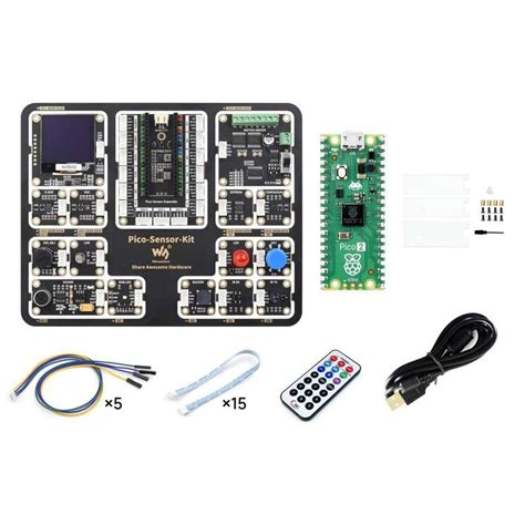 sensor kit raspberry pi pico 2 microcontroller board rp2350 dual core