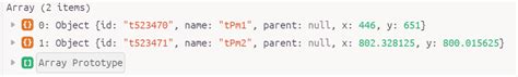 Javascript Pushing X And Y Values Into Array Variables Stack Overflow