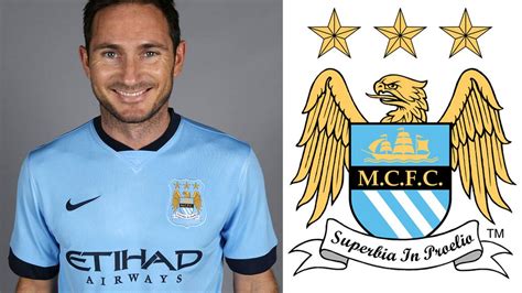 Frank Lampard Pictured In A Manchester City Shirt For The First Time