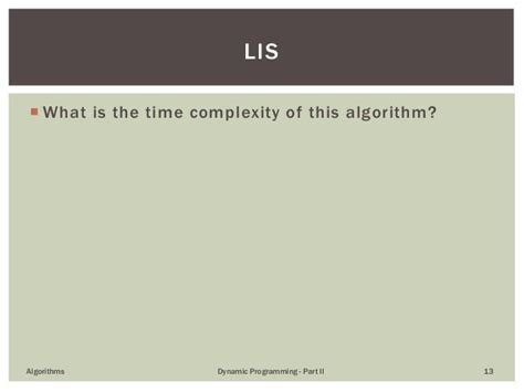dynamic programming part ii