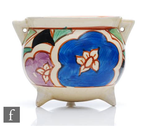 Clarice Cliff Orange Gardenia A Auctions And Price Archive