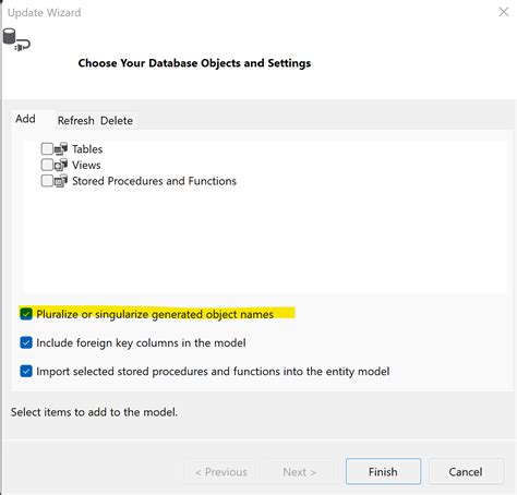 c why when delete and re add tables to edmx some tables appeared in different names stack