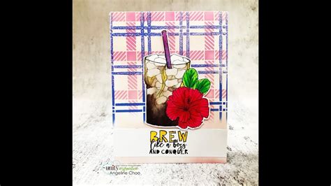 unity quick tip plaid background with inks gina k glitter glitz gel unity blog