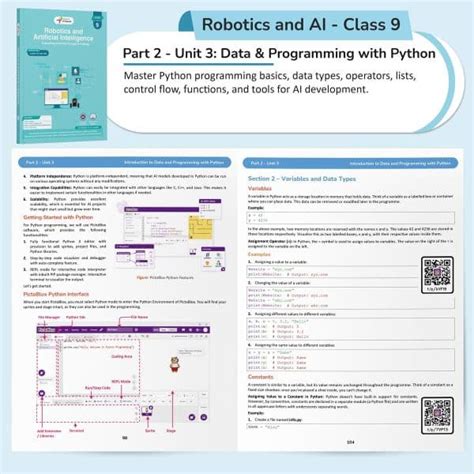 ICSE Robotics AI Book For Class Subject Code