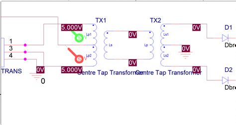 Pspice For Ti Searching For Center Tapped Transformer Simulation Hardware And System Design