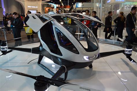 The EHang 184 Is A Human Sized Drone Taking Off At CES TechCrunch