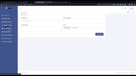 Free Download Company Website Cms Project In Php With Source Code And Database Phpmyadmin With