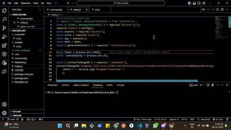 Smruti Ranjan Sahu On Linkedin Discordbot Nodejs Openai Techinnovation Codingjourney