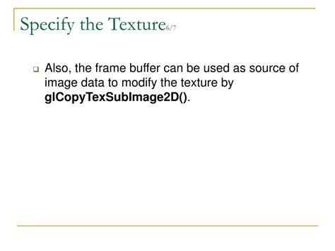 Ppt Texture Mapping In Opengl Powerpoint Presentation Free Download