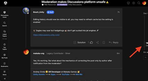 Discussions Layout Is Broken Web Resources Unity Discussions