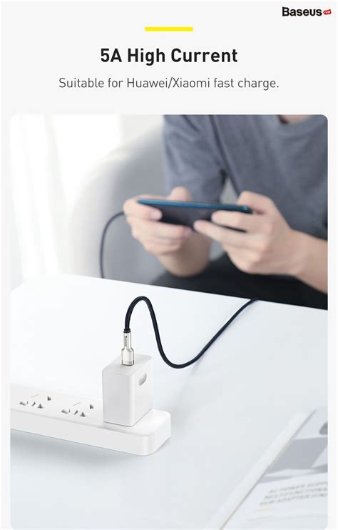 Baseus Cafule Series Metal Data Cable Type C To Type C 100w