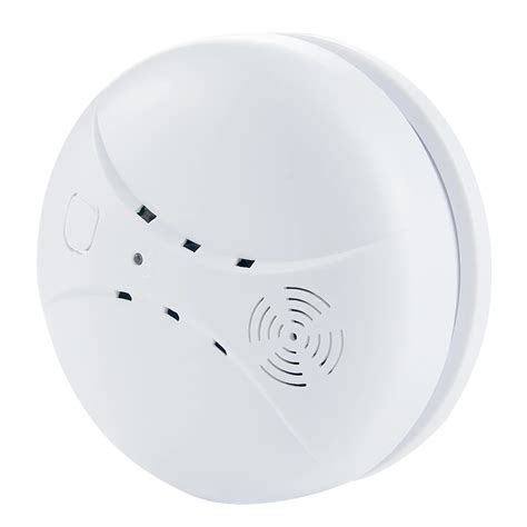 스마트 홈 보안 경보 시스템용 무선 연기 감지기 화재 방지 경보 센서 설치 용이 433mhz 화재 방지