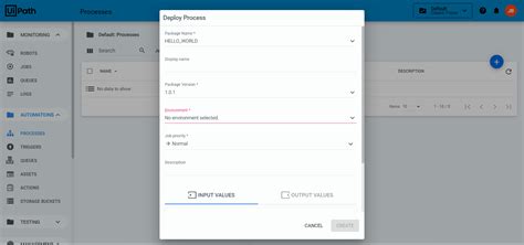 How To Activate Environment In Orchestrator Cloud Automation Cloud