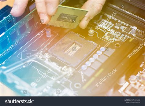 Installation Cpu On Socket Motherboard Stock Photo 1471025282 Shutterstock
