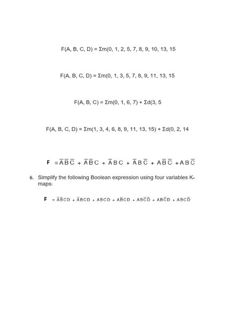 K Map Assignment Pdf K Map Assignment Pdf