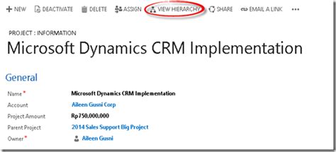 Crm 2015 How To Configure And Customize Hierarchy Relationship For