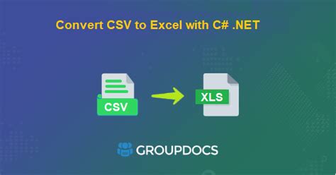 逗号分隔文件到 Excel 使用 C Net 将 Csv 转换为 Excel