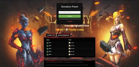 Automatic Donate Panel V4 For L2jserver Athena Project