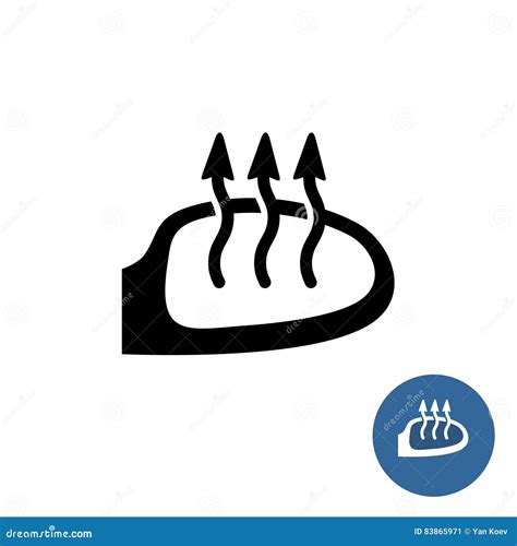 Heat Icon Set Three Arrow Up Concept Cartoon Vector 158072311