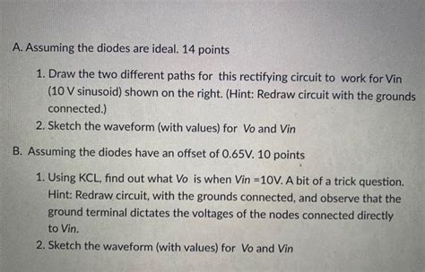 Solved Problem Rectifying Circuit Problem Cases Ideal Chegg Com
