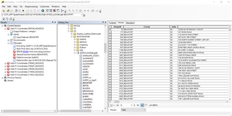 Add Xy Coordinate Operation Failure Upon Feature Class File Type Using Arcmap