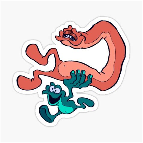 Ibble And Dibble Beach V2 Sticker For Sale By Laimfunk Redbubble