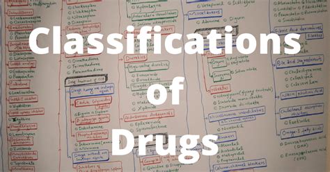 Classification Of Drugs Drug Types And Drugs Chemical Structure Ponasa