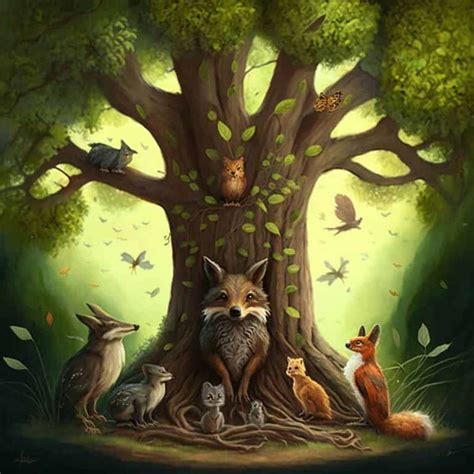How The Animals Saved A Tree Short Bedtime Story