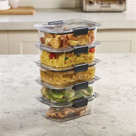 Rubbermaid Food Storage Rubbermaid Brilliance 10 Pc Glass Food
