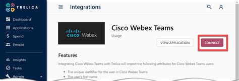 Cisco Webex Teams Trelica