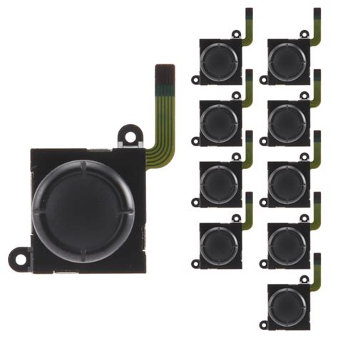 10pcs Replacement 3d Analog Rocker Joy Stick Switch Controller Ns