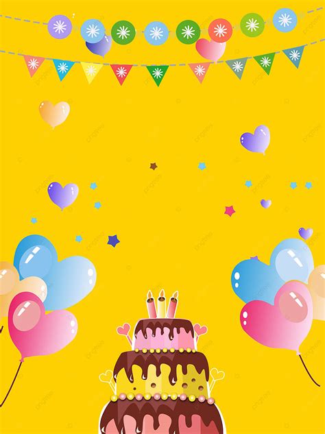 생일 축하 포스터 디자인 배경 배경 화면 및 일러스트 무료 다운로드 Pngtree