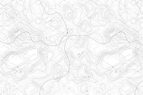 Seamless Topographic Map Vector