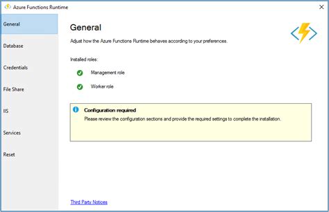 Azure Functions Runtime Installation Azure Docs
