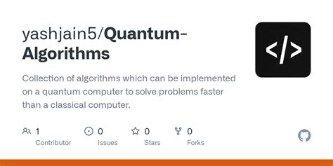Github Yashjain5quantum Algorithms Collection Of Algorithms Which Can Be Implemented On A