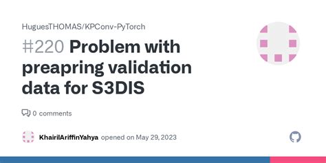 Problem With Preapring Validation Data For S Dis Issue Huguesthomas Kpconv Pytorch Github