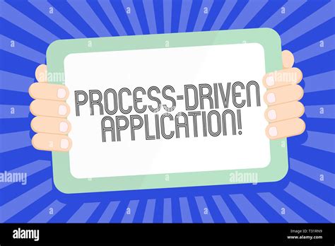 Text Sign Showing Process Driven Application Business Photo Text Workflow Engine Where Process