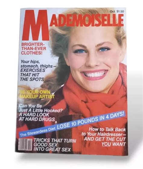 Mademoiselle Magazine October 1980 Be Your Own Makeup Artist Sex Tip Vintage Eur 27 92
