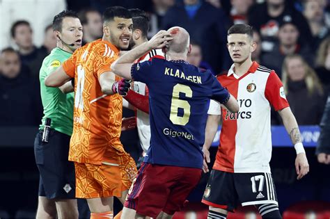 Knvb Cup Semi Final Suspended After Ajax Player Hit By Object From