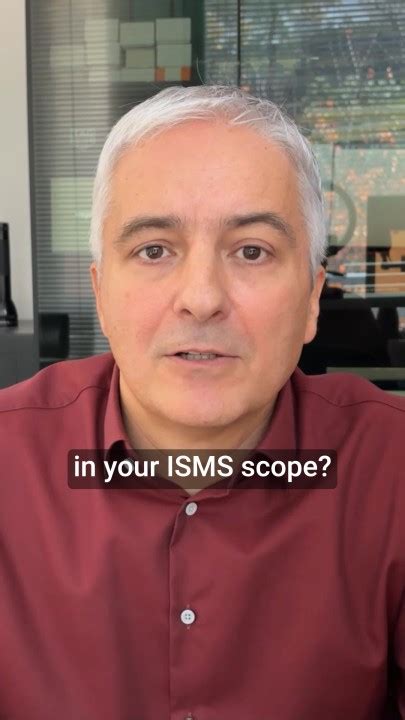 Dejan Kosutic On Linkedin Iso27001 Isms Scope Live Webinar Cybersecurity Documentation…