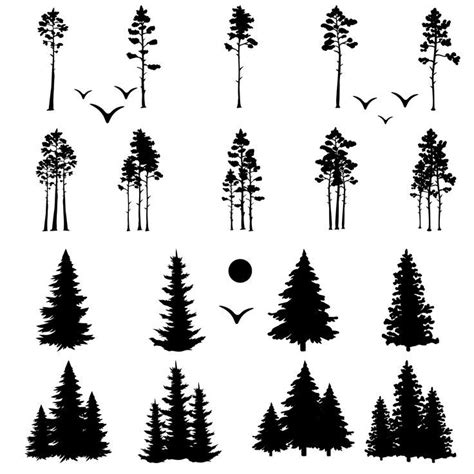 Trees Svg Outdoors Svg Landscape Svg Tree Svg Mountain Svg Outdoor