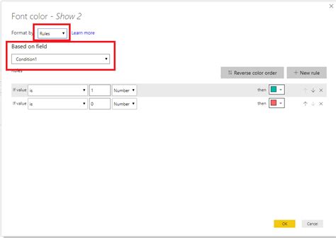 solved re conditional formatting in matrix table microsoft fabric