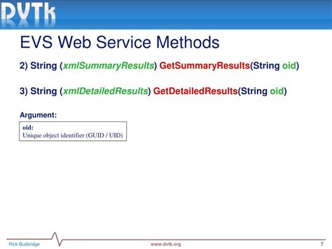 PPT DVTk DICOM External Validation Service EVS Web Service PowerPoint Presentation ID