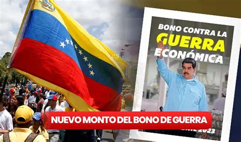 Bono De Guerra Económica Mayo 2023 De Cuánto Es El Nuevo Pago Del