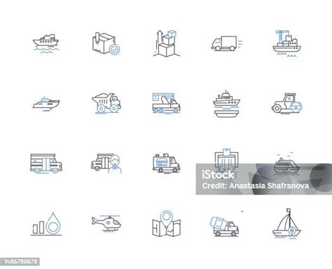 교통 라인 아이콘 컬렉션입니다 혼잡 정체 통근 교착 상태 보행자 차선 교차로 벡터 및 선형 그림 원형 교차로 신호 고속도로 개략