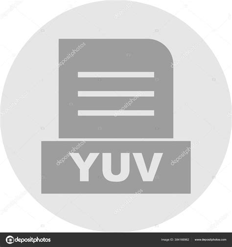 Yuv File Isolated Abstract Background Stock Photo Vectorvalley