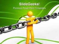 Chain Link Communication PowerPoint Templates And PowerPoint Backgrounds PowerPoint