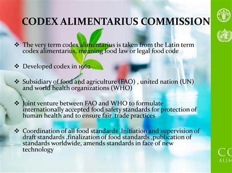 Solution Codex Alimentarius Commission Studypool